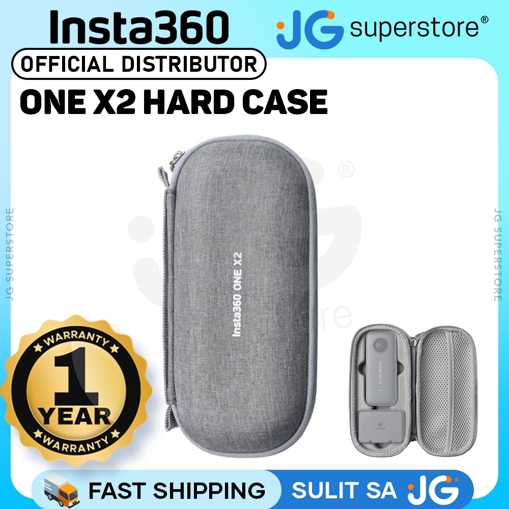 Insta360 Compact Fabric Camera Carry Case with Zippered Closure for ONE ...