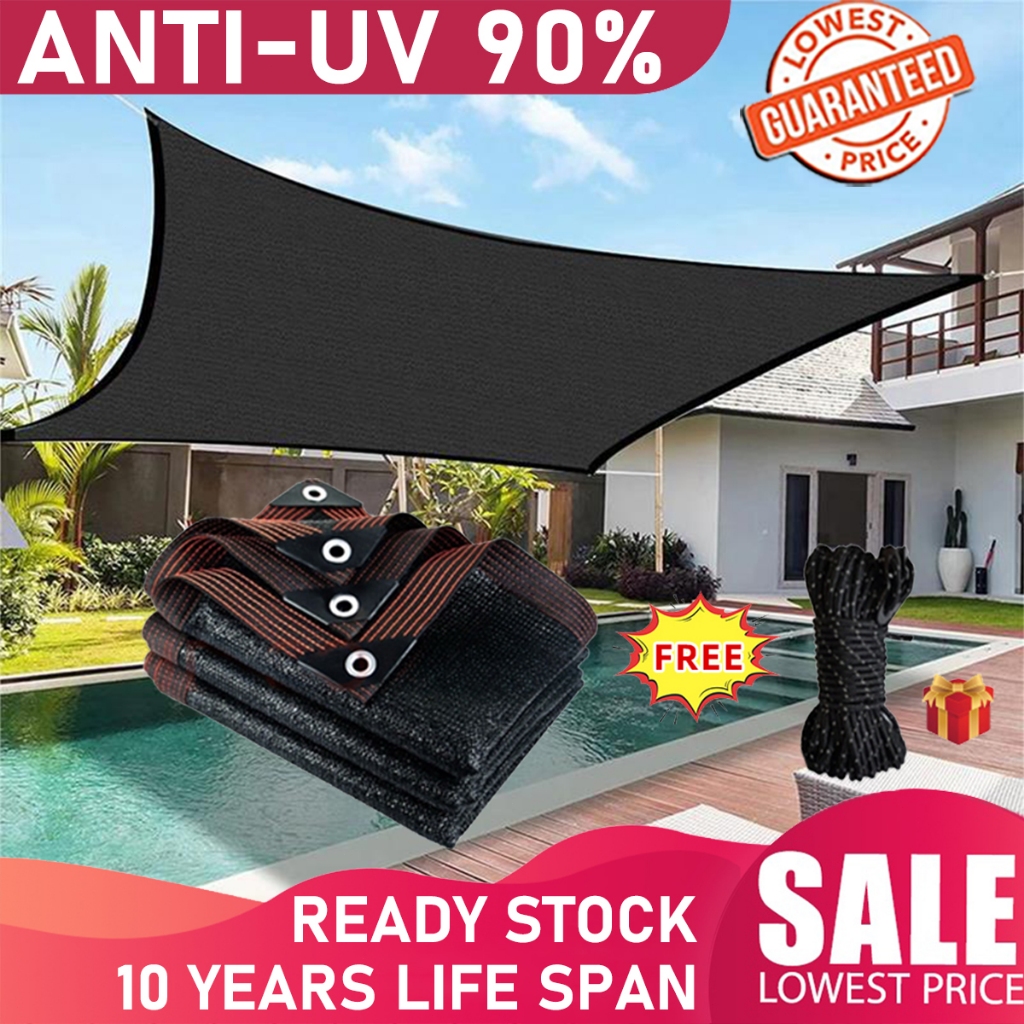 Sun Shade Net Anti UV 90% Sunscreen Net Sunshade Outdoor Garden For ...