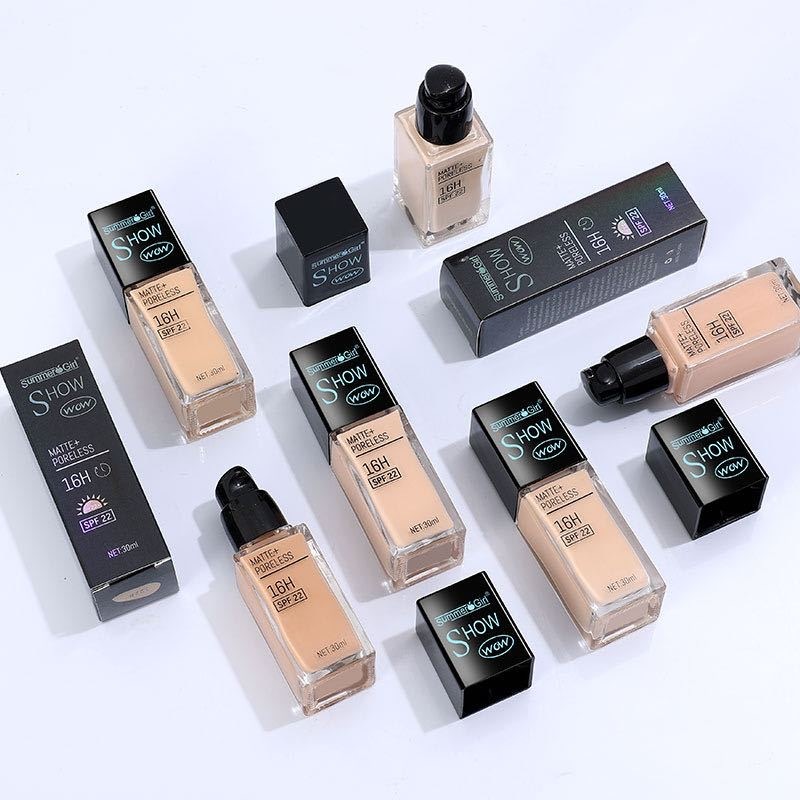 #CJXSHOP# Summer Girl Show Wow liquid foundation 30ML matte+ poreless ...
