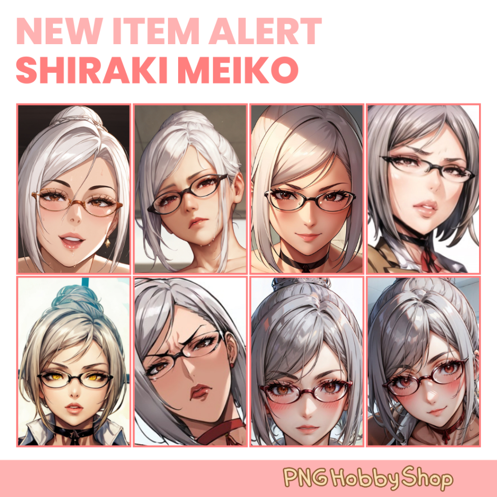 Shiraki Meiko Prison School Sexy Anime Photocards and Keychains - PNG ...