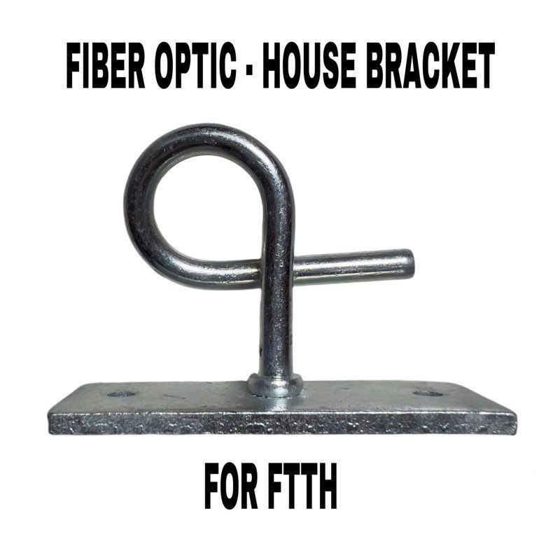 FIBER OPTIC / HOUSE BRACKET FOR FTTH Optical Fiber Clamp Bracket ...