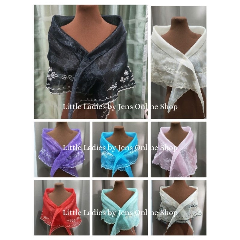 Filipiniana Alampay -Embroidered Design | Shopee Philippines