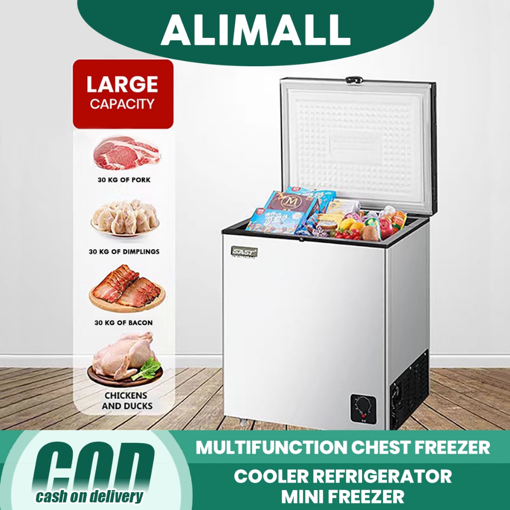 Multifunction Chest Freezer Cooler Refrigerator Mini Freezer Upright ...