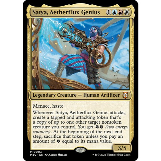 Satya, Aetherflux Genius - Modern Horizons 3 (Commander) | Shopee ...