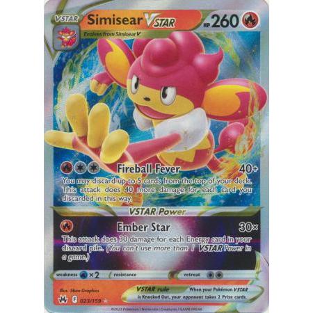 simisear vstar crown zenith pokemon trading cards | Shopee Philippines