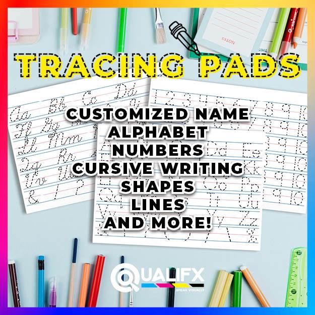 Tracing Pad Kids Practice Writing - Customized Personalized Name ...
