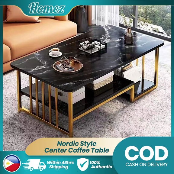 【COD】Coffee Table 2-Tier Center Table Side Table For Living Room Simple ...