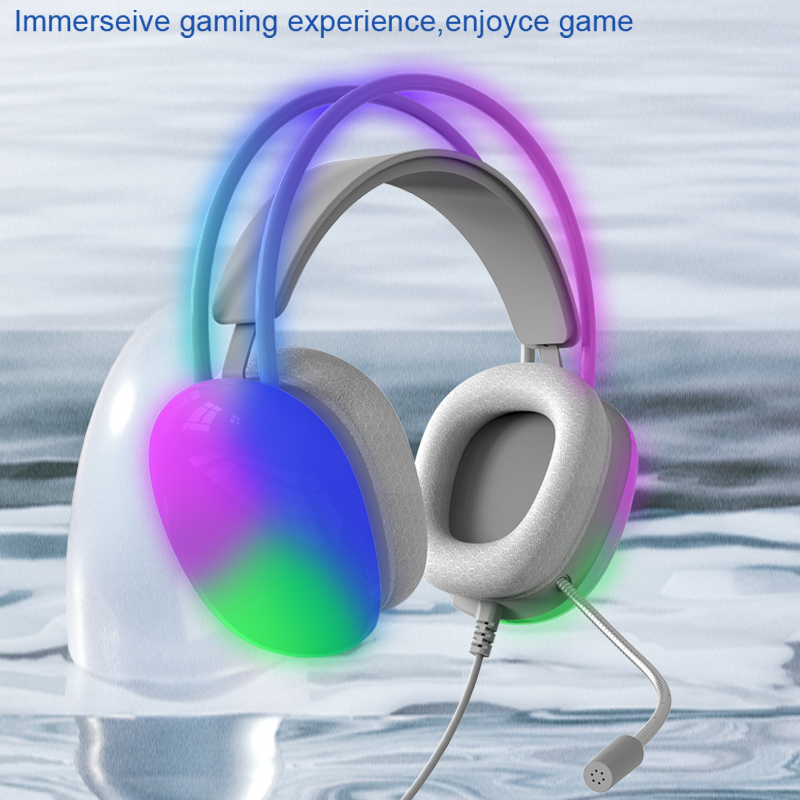 Inplay H20 RGB Wired Headset RGB Light Gaming Headset Headphones With Microphone For Pc Laptop ...