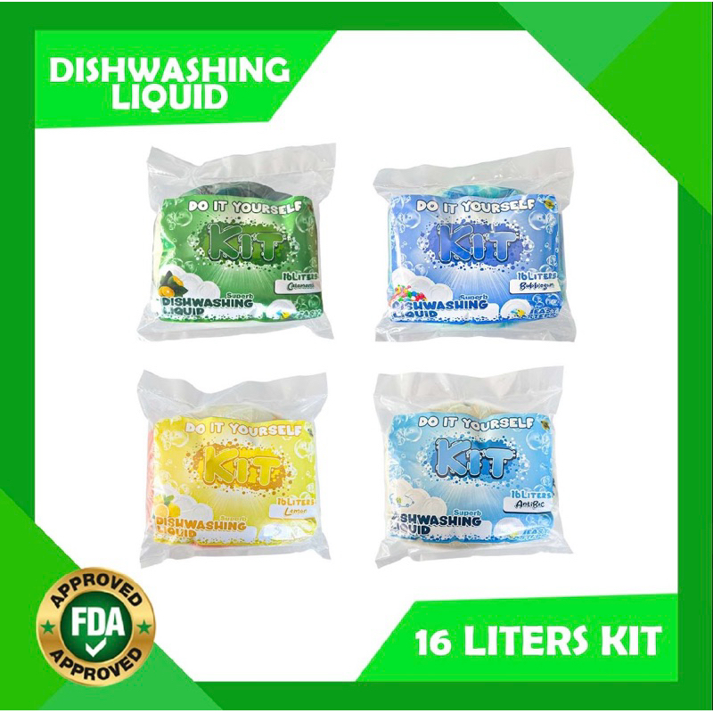 DIY SUPERB DISHWASHING LIQUID KIT ONLY 16L YIELD | Shopee Philippines