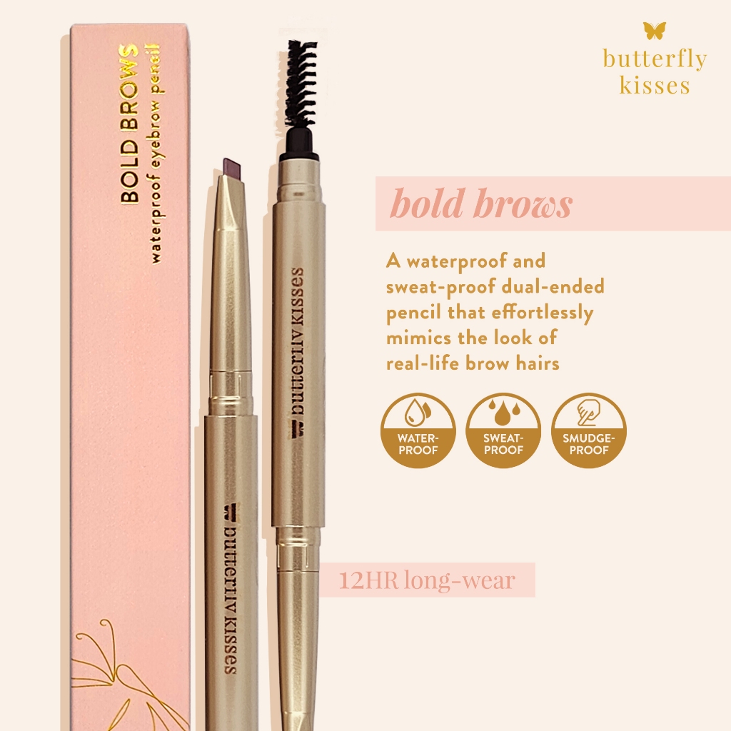 Butterfly Kisses Bold Brows Waterproof Eyebrow Pencil | Shopee Philippines