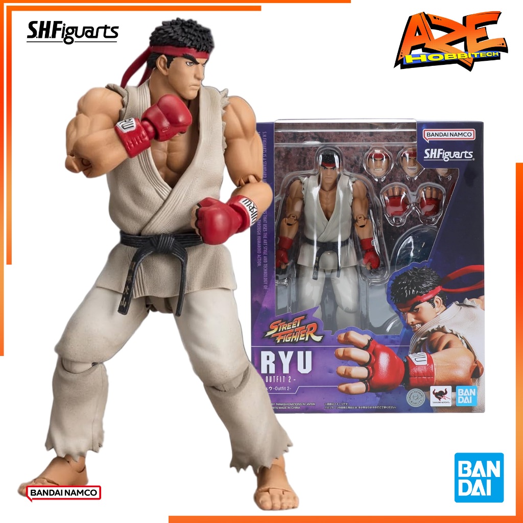 SHFiguarts SHF Street Fighter Ryu Outfit 2 Action Figure Bandai ...