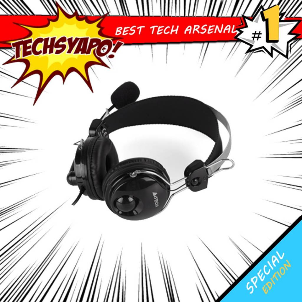 A4TECH HU-7P COMFORTFIT STEREO USB HEADSET | Shopee Philippines