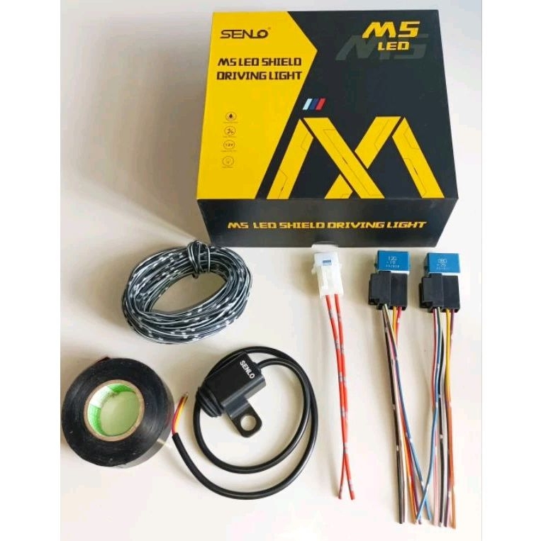 1 SET SENLO M5 PLUS V3 LED SHIELD DRIVING LIGHT | 6 MONTHS WARRANTY ...