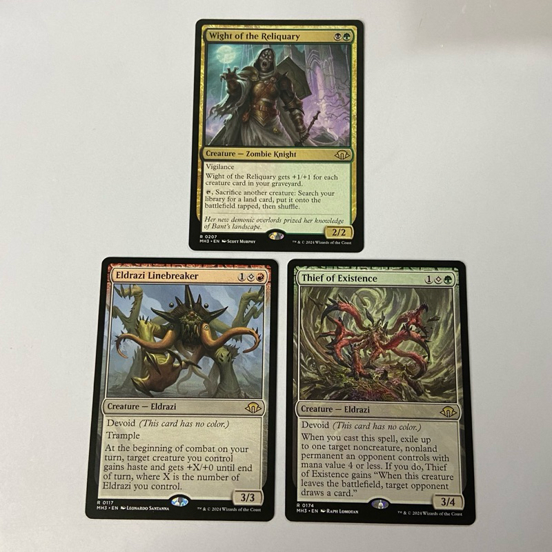 WIGHT OF THE RELIQUARY ELDRAZI LINEBREAKER THIEF OF EXISTENCE | MH3 ...