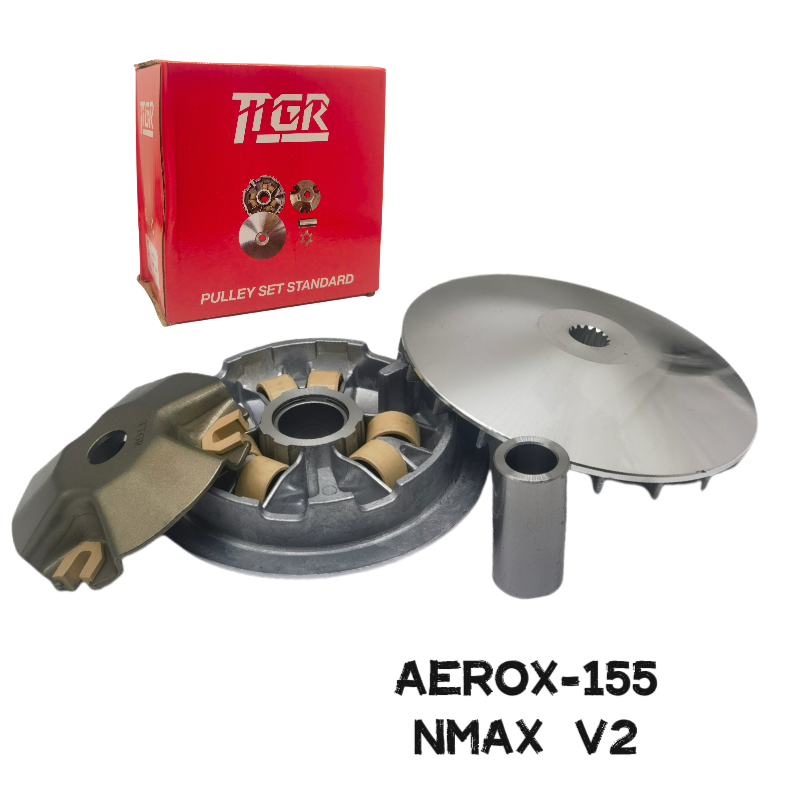 (TTGR) PULLEY SET /ADDRESS 110/AEROX 155 NMAX V2/ MOTORCYCLE GOOD ...