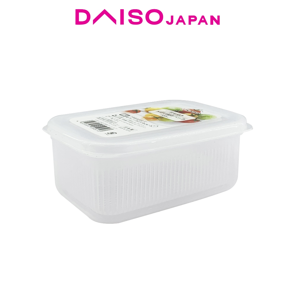 Daiso Food Storage Container with Strainer (600ml) | Shopee Philippines