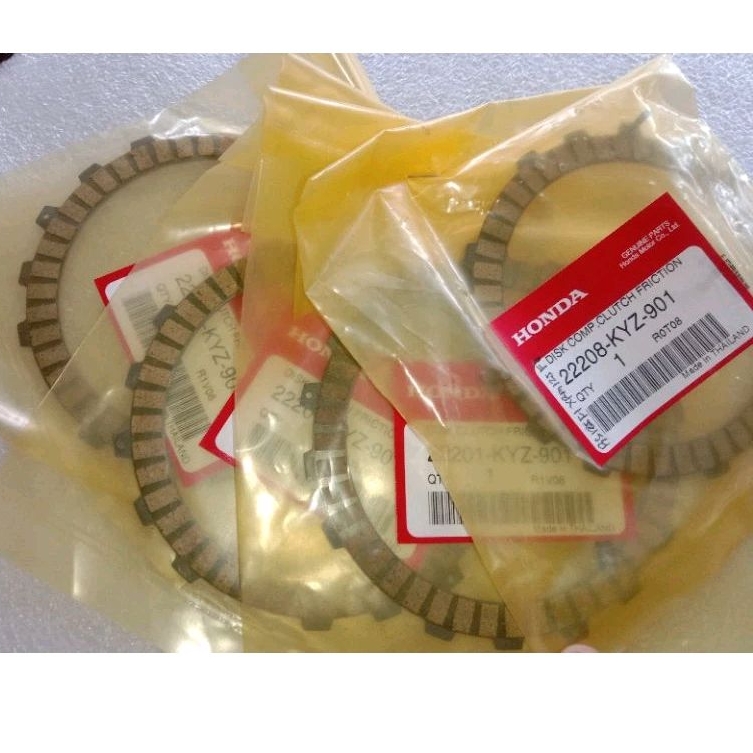 Disk Comp Clutch Friction Set Rs125 fi/Xrm125 fi clutch linning 22208-kyz-901 honda genuine ...