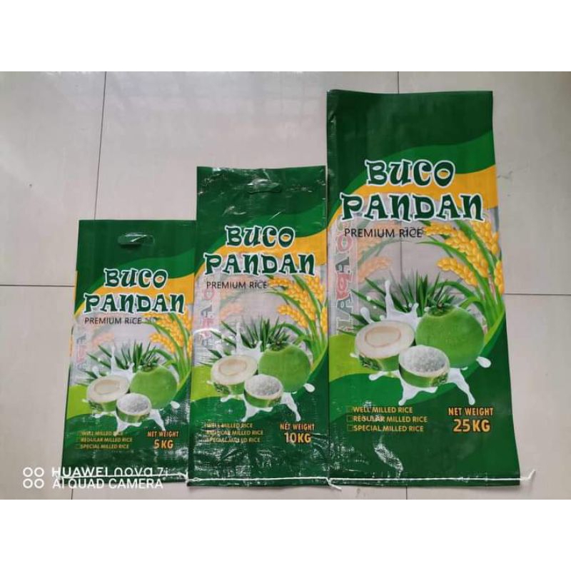 5kg 50pcs /EMPTY Double Laminated Sacks/ BRAND NEW/ BUCO PANDAN PREMIUM ...