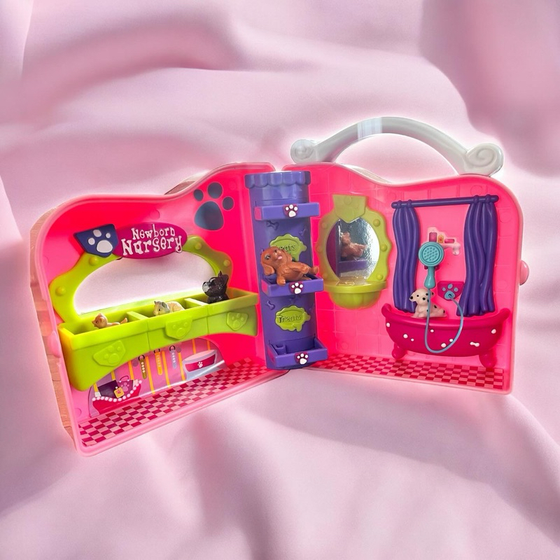 PUPPY IN MY POCKET POLLY POCKET PLAYSET NEWBORN NURSERY | Shopee ...