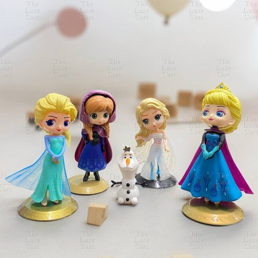 Frosen Themed Cake Toppers for Cake Decoration Elsa Anna Snowflakes ...