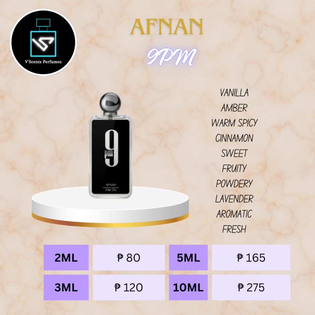 [ Afnan ] 9PM EDP Decant (JPG Ultramale Dupe) | Shopee Philippines