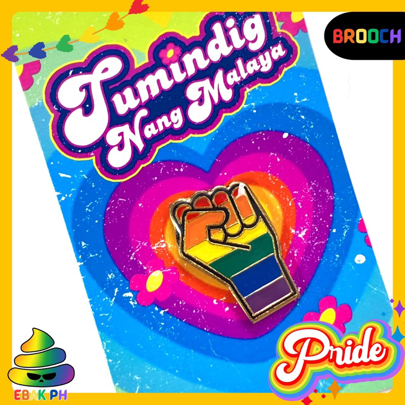 Tumindig LGBTQIA+ Community Pride Rainbow Brooch | Shopee Philippines