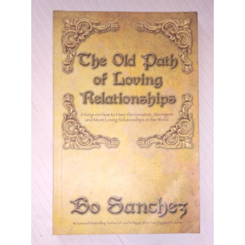 BO SANCHEZ (self-help books), The Old Path of Loving Relationships, Is ...