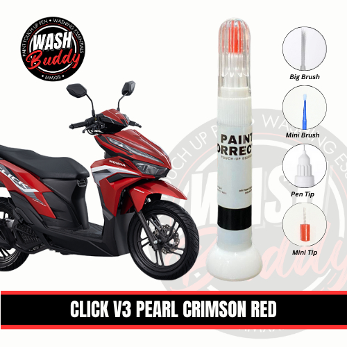 Click V3 Pearl Crimson Red Color Touch Up | Shopee Philippines