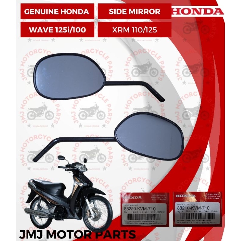 Wave 125/Xrm 125 Side Mirror (pares) Genuine Honda | Shopee Philippines