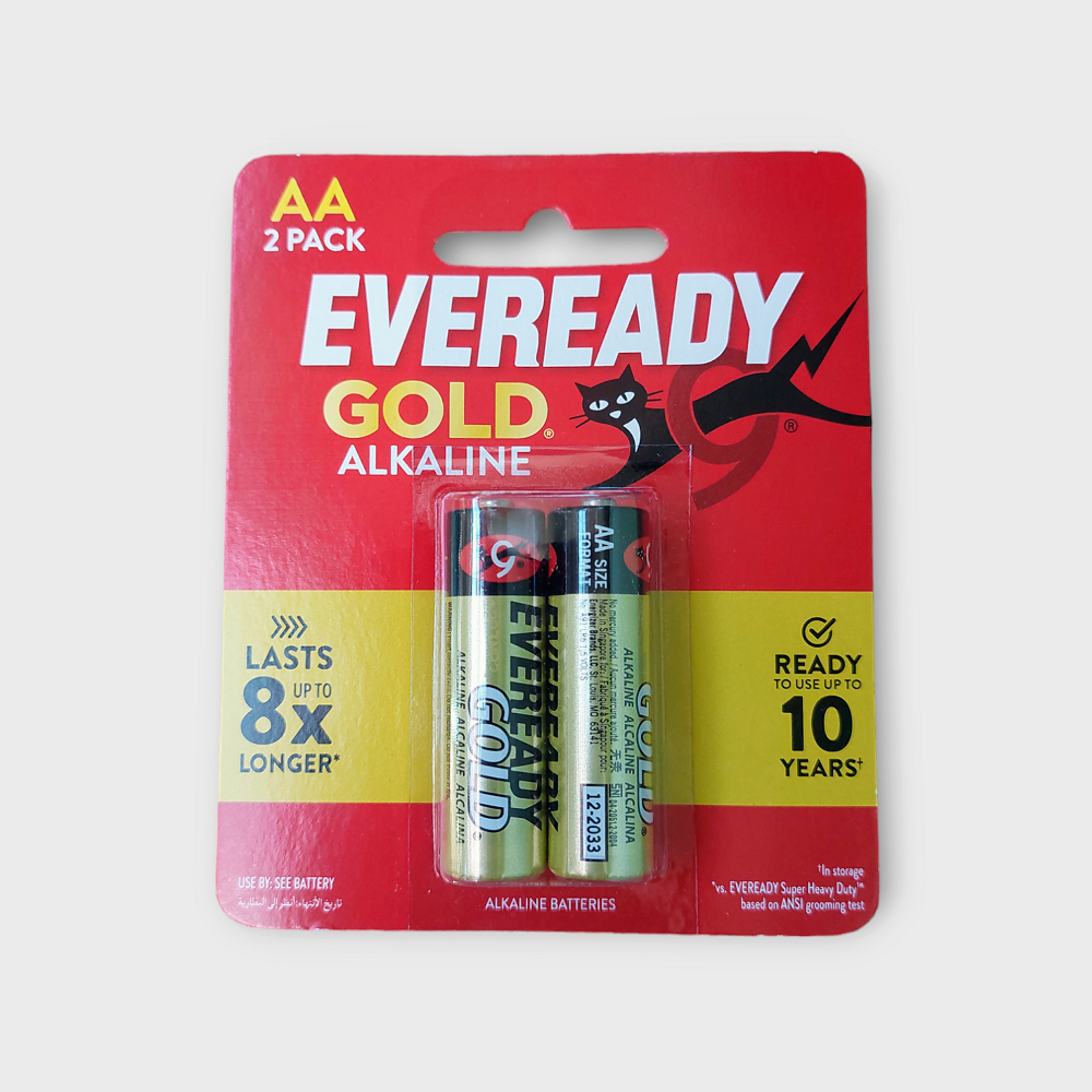 AA Gold Alkaline Batteries: Daily Excellence in Energy | Shopee Philippines