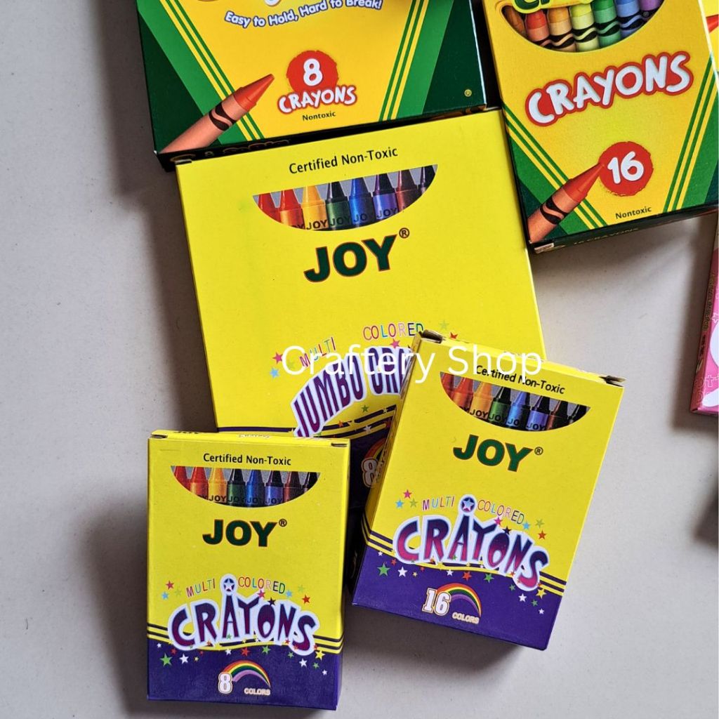 Joy Crayons 8s/ 16s Colors | Shopee Philippines