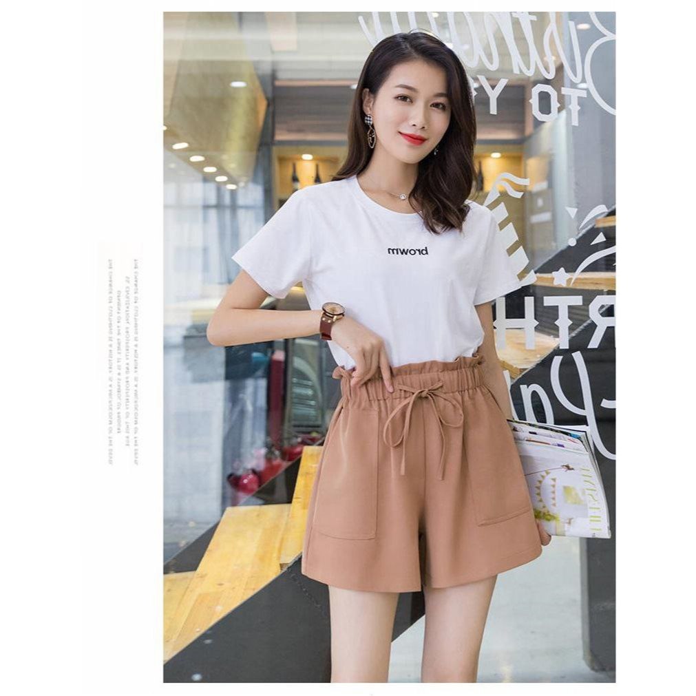 buyershop【Ready stock】khaki shorts for woman bsco curve plus size short ...