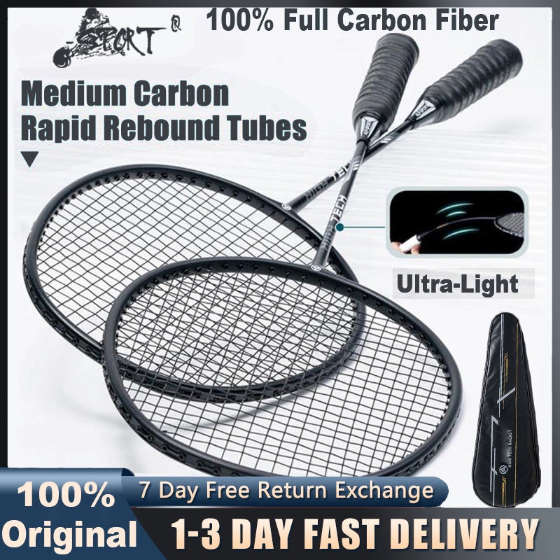 Badminton Racket 2 PCS 100% Original Carbon Fiber Ultra-Light 6U G5 ...