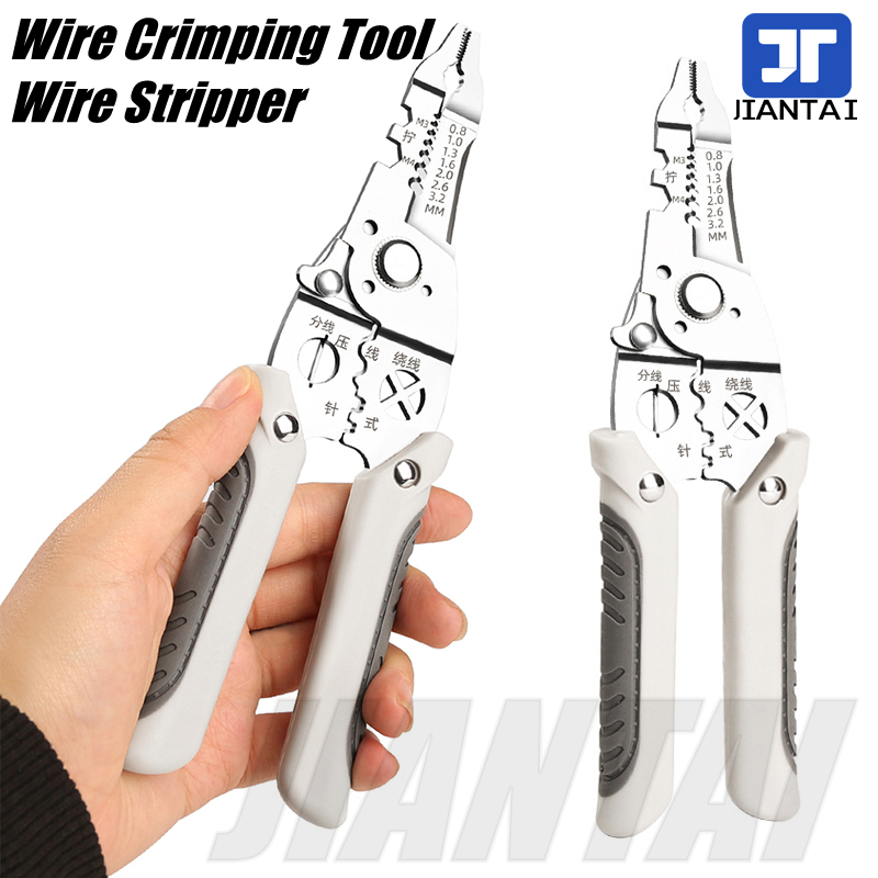 Wire Stripper Crimper Cutter Stripping Tool, Cable Stripper, Wiring ...
