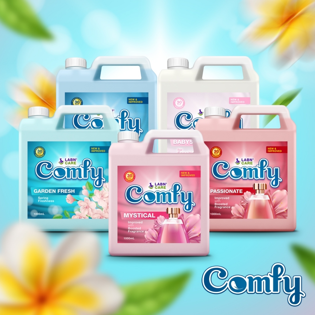 Comfy liquid Fabric Conditioner, Fabcon, Household laundry detergent ...