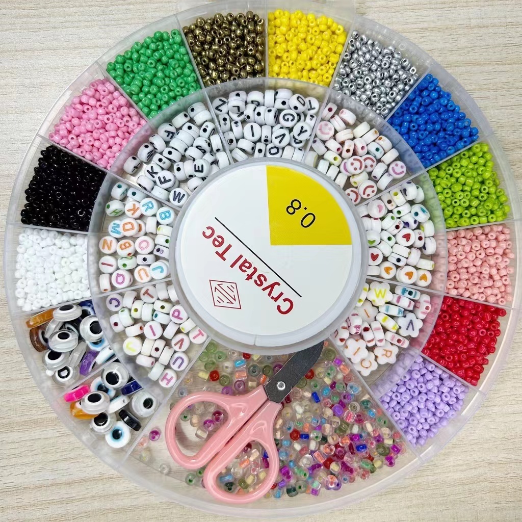 5000Pcs Beads Kit for DIY Name Bracelets DIY Bracelet Making Set ...