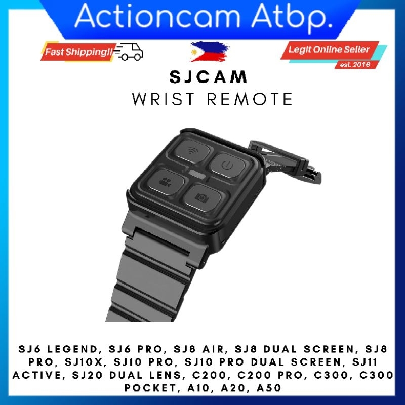 SJCAM Smart Remote Control - RF Wrist Remote Controller Watch | Shopee ...