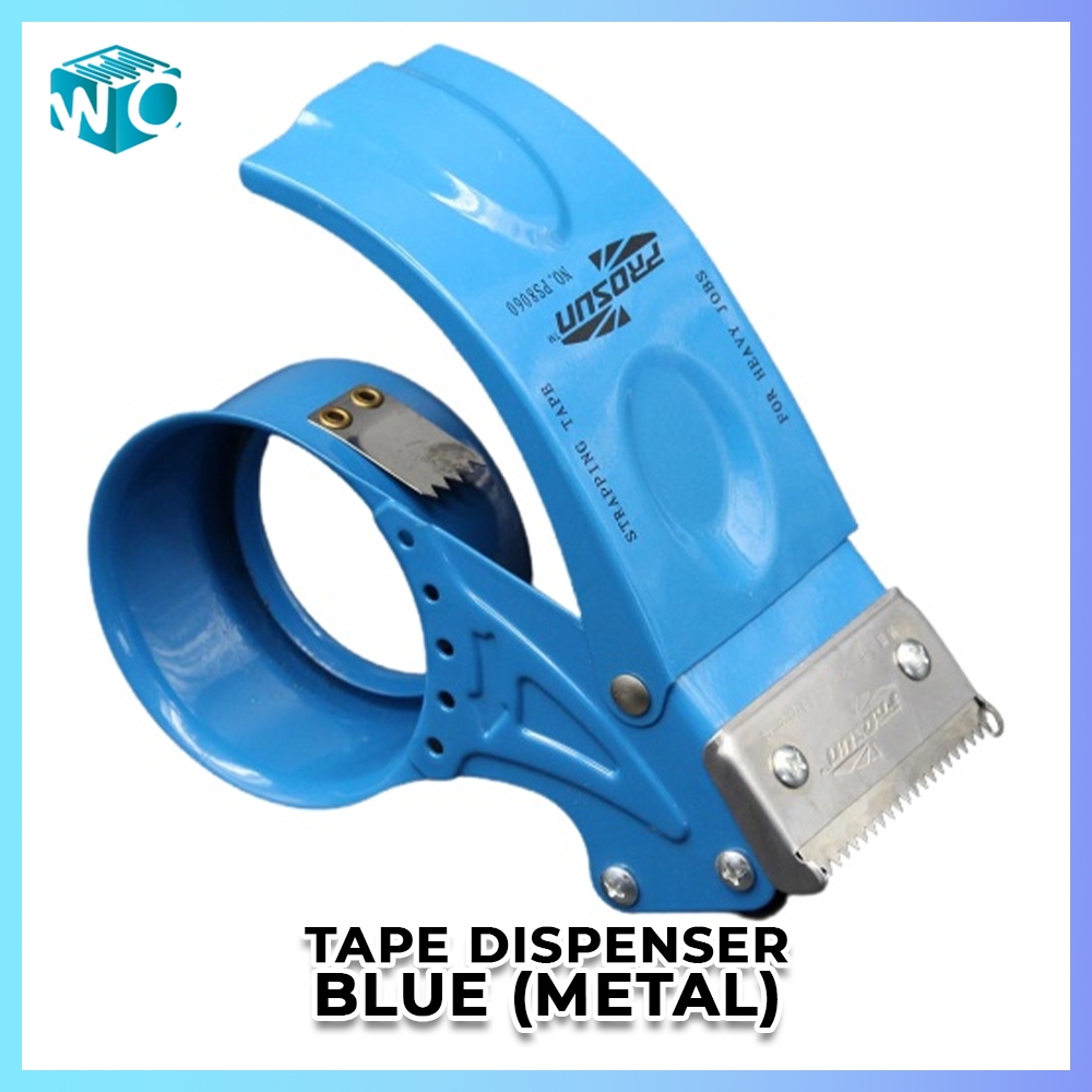 Tape Dispenser Metal/Plastic Tape Cutter Packaging Tape Dispenser Heavy ...