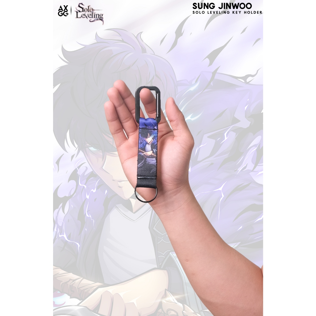 AXGG ' Solo Leveling ' - Anime Key Holder / Key Chain / Key Lace ...