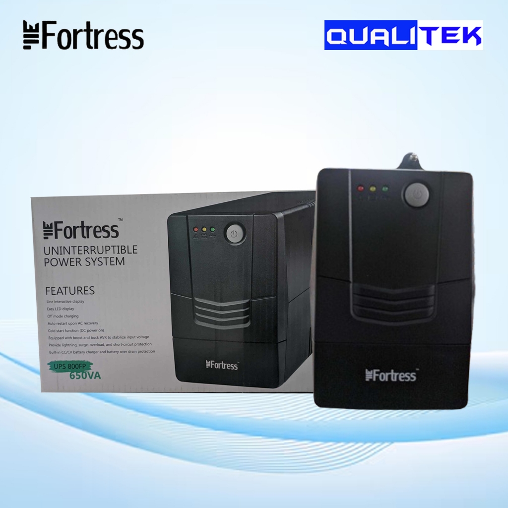 Fortress UPS-800FP 650va 8 Sockets UPS (Uninterruptible Power Supply ...