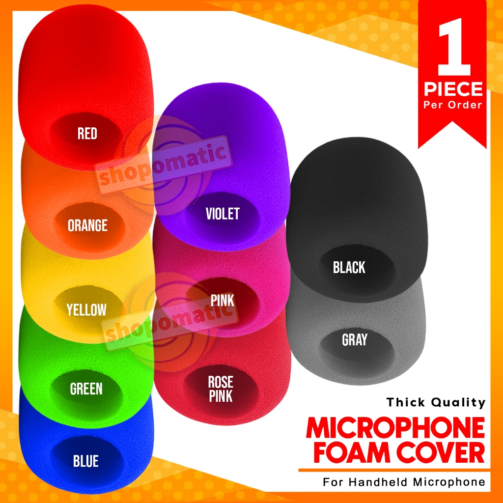 Microphone Foam Mic Foam Cover Big Size | Shopee Philippines