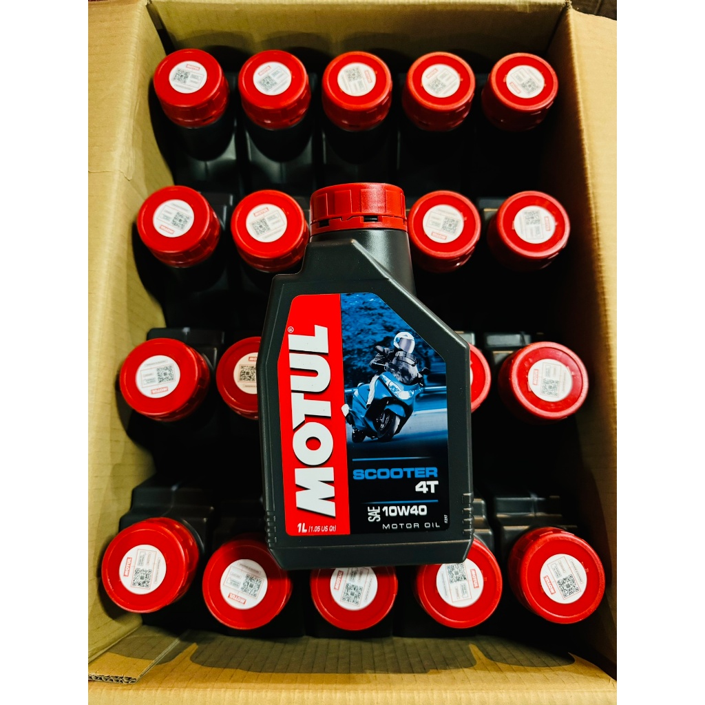 [BOX] MOTUL SCOOTER 4T Engine Oil SAE 10W40 800ML and 1LITER*10PCS PER ...