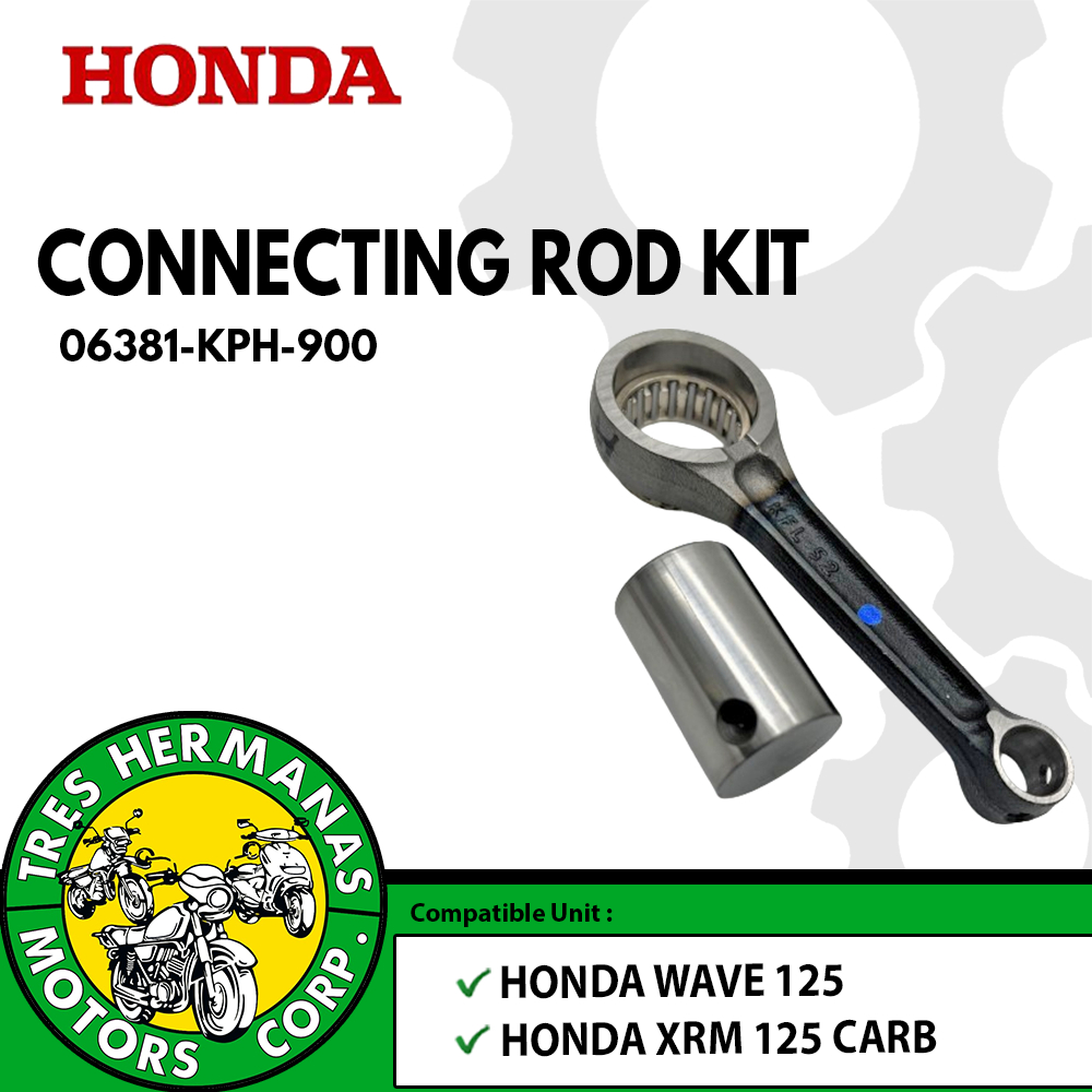CONNECTING ROD KIT FOR HONDA MOTORCYCLE : WAVE125 / XRM125 CARB ( 06381 ...