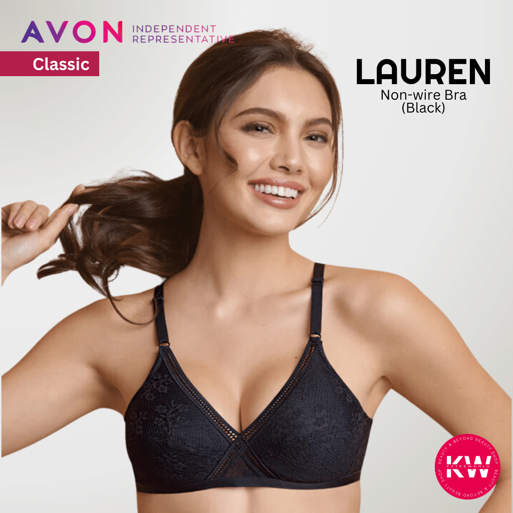 AVON Classic Lauren Non-wire Lace Bra (32A-38B) Wireless Lace | Shopee Philippines