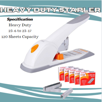 Stapler E0486 Heavy Duty 120 sheets Gun Tacker for Book Binding ...