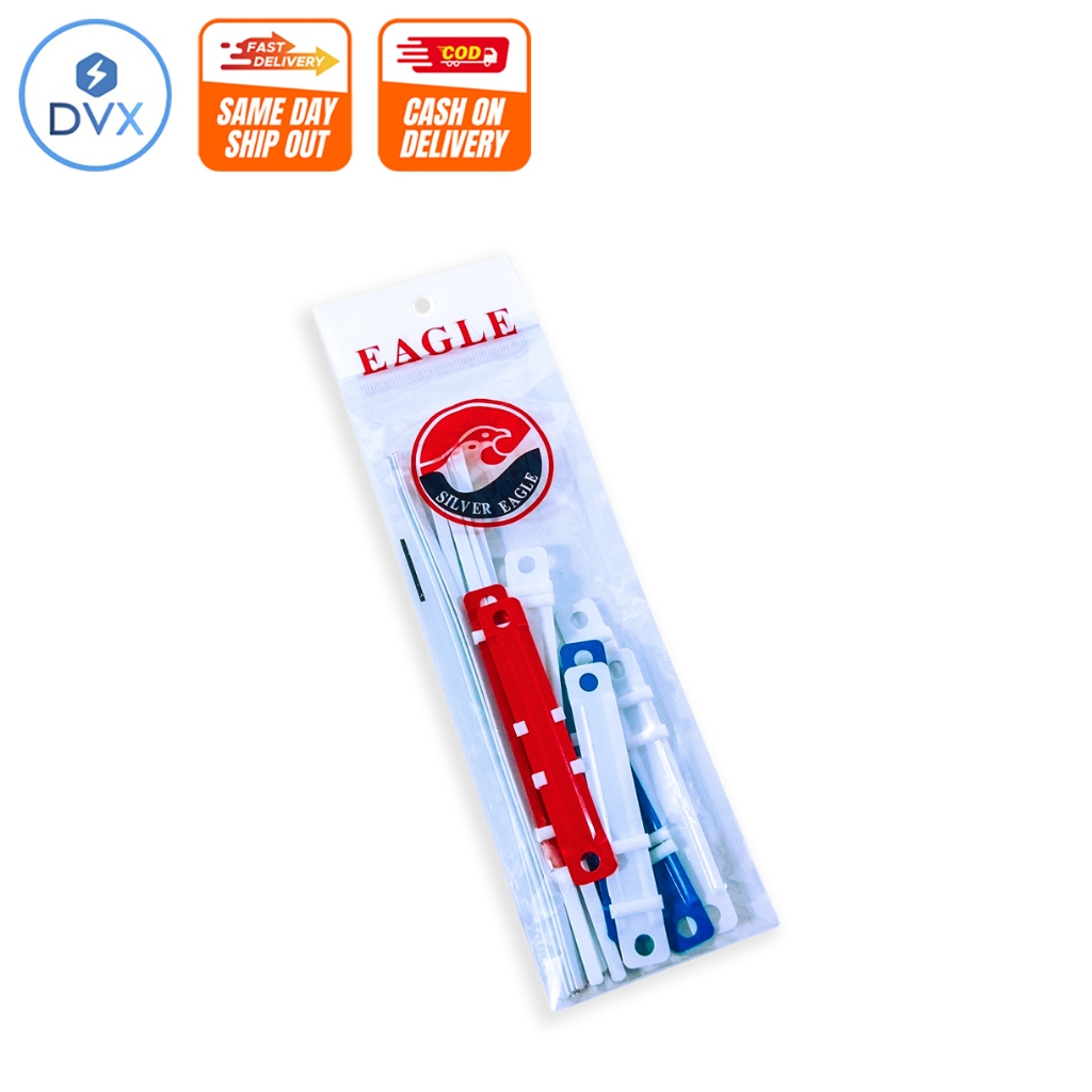 COD DVX 10pcs/45pcs 7cm Paper Fastener Plastic Office Fasteners School ...