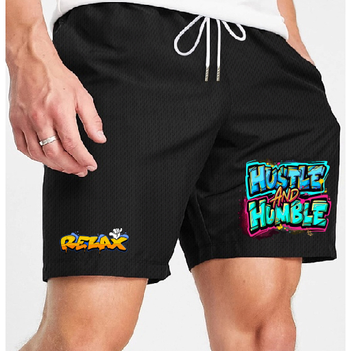 HUSTLE AND HUMBLE DTF DRIFIT MEN SHORTS | Shopee Philippines
