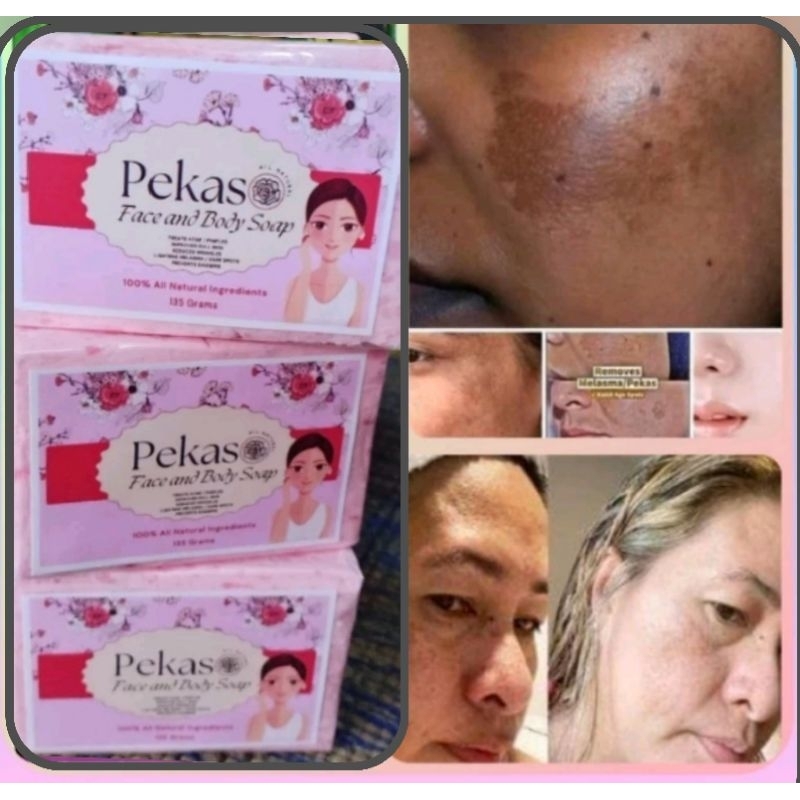 100% ORIGINAL PEKAS SOAP REMOVER AND WHITENING SOAP 100g | Shopee ...