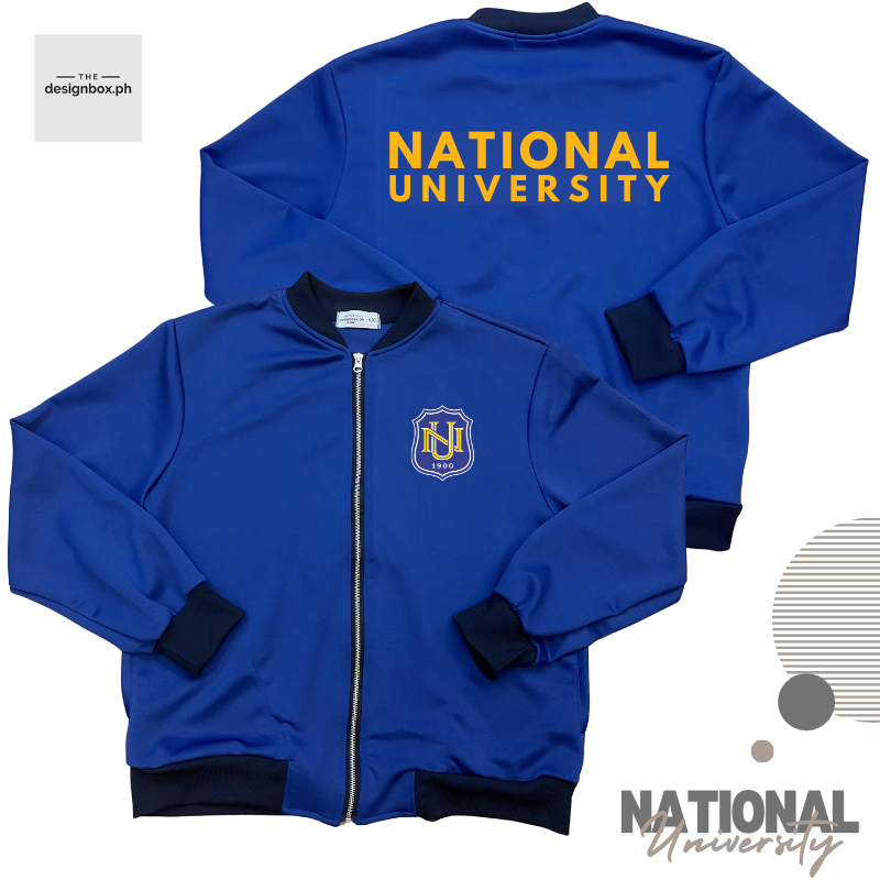 NU Bomber Jacket NATIONAL UNIVERSITY Unisex | Shopee Philippines
