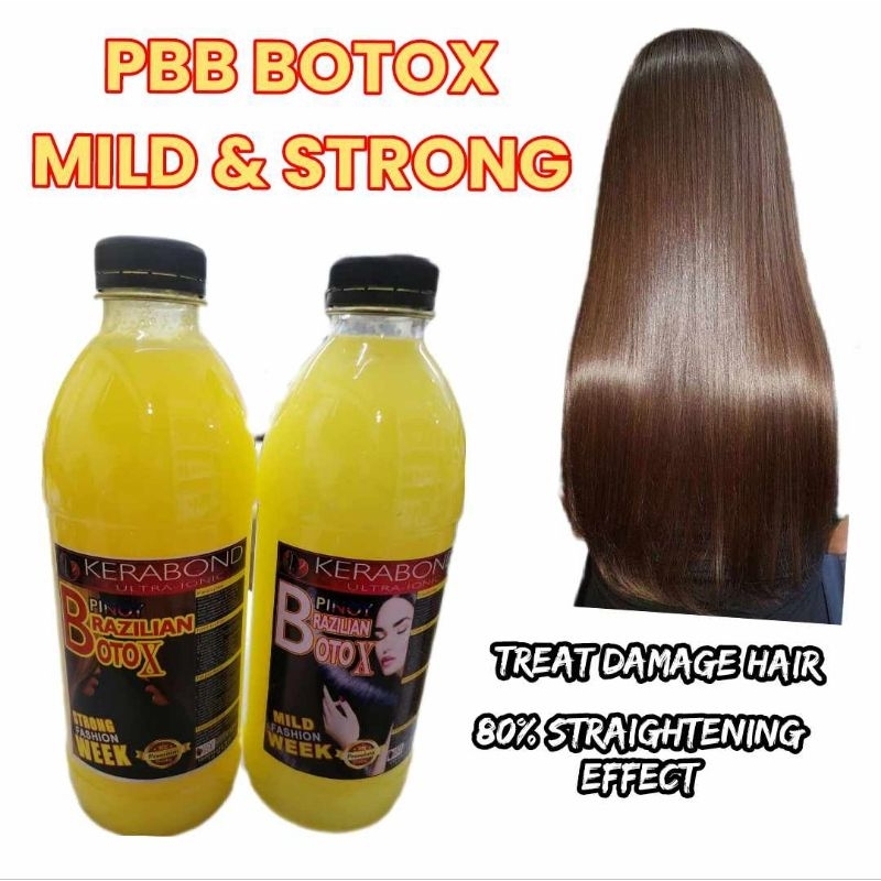 Pinoy Brazilian botox MILD & STRONG KERABOND 1000ML | Shopee Philippines